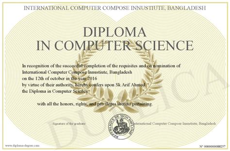 Diploma In Computer Science