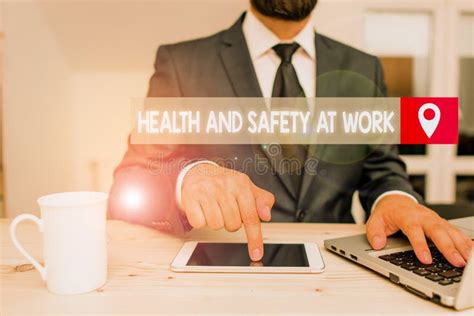 Writing Note Showing Health And Safety At Work Business Photo