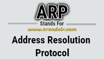Full Form Of ARP Trendslr