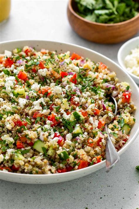 Lentil And Quinoa Salad Stephanie Kay Nutrition