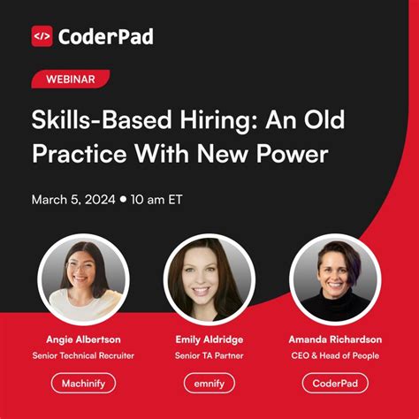Coderpad On Linkedin Skills Based Hiring An Old Practice With New Power Coderpad