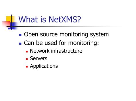 ppt netxms powerpoint presentation free download id 4912925