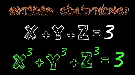 Three Variables And Two Equations🤔 Diophantine Equations Youtube