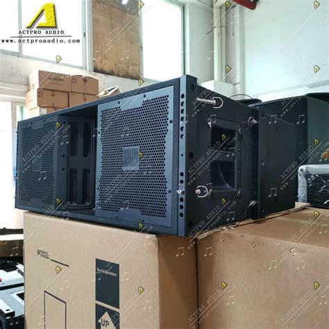 Vt4888 Line Array Speaker Vt4888 Dual 12 Inch Three Way Black Color