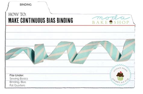 How To Make Continuous Bias Binding Modafabrics Com