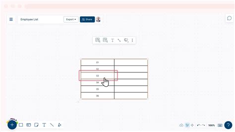 working with tables creately help center
