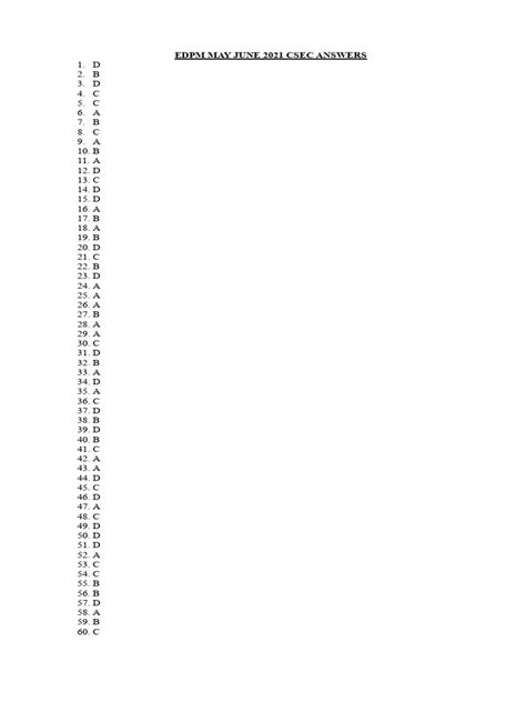 Edpm Csec Mark Scheme Pdf