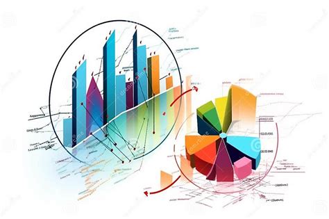 Data Visualization Charts Diagrams Vibrantly Illustration With White Data Visualization Charts Diagrams Vibrantly Illustration With White