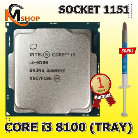 Jual Processor Intel Core I3 8100 I3 9100 Socket Lga 1151 Tray Shopee Indonesia