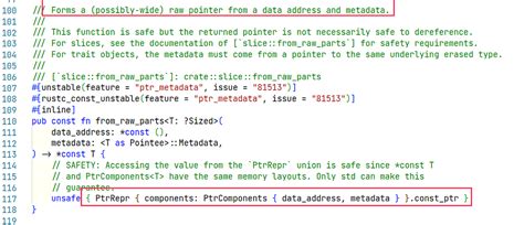 Forms A Possibly Wide Raw Pointer From A Data Address And Metadata
