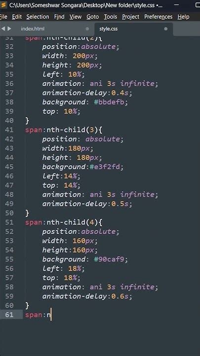 Loop In Squares With The Help Of Html And Css Css Html Htmlcss