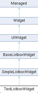 Enfusion Script API: TextListboxWidget Interface Reference