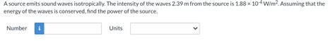solved a source emits sound waves isotropically the