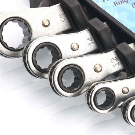 Discount Metric Offset Torque Wrench Set Universal Ratchet Wrench Spanner Double End Wrench