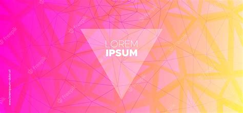 Premium Vector Triangular Pattern Abstract Geometric Background With Gradient