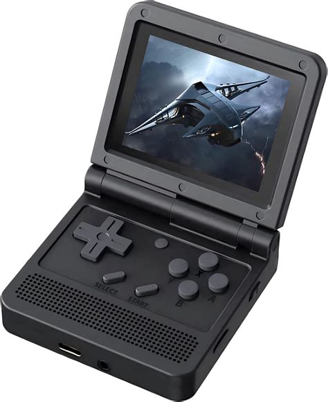 V90 Handheld Retro Clamshell Console With Collapsible Open