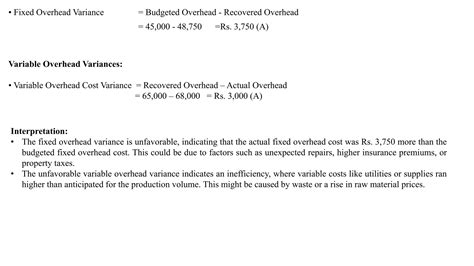Standard Costing And Variance Analysis 4 Pptx