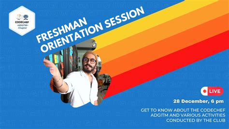 Freshers Orientation 2022 26 Codechef Adgitm Chapter Youtube