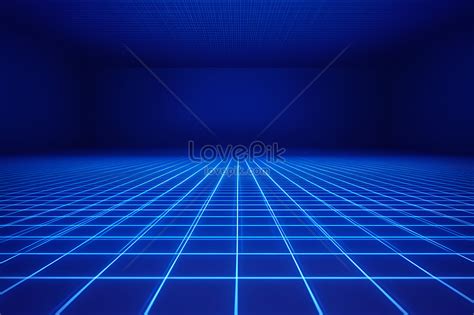 블루 디지털 라이트 효과 배경