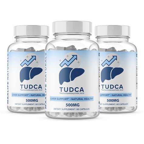 Buy 3 Pack Tudca Liver Support Supplement Tudca 500mg 180 Servings