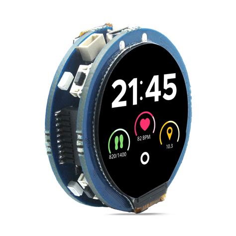 dual roundy and dual squary display modules raspberry pi rp2040 and esp32 s3 mcu