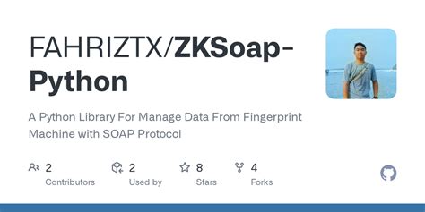 Github Fahriztx Zksoap Python A Python Library For Manage Data From Fingerprint Machine With