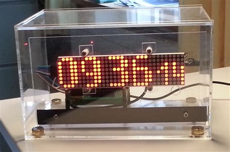 Dcf77 Led Matrix Clock Using A Stm32 Bluepill With Built In Backup Rtc Showcase Arduino Forum