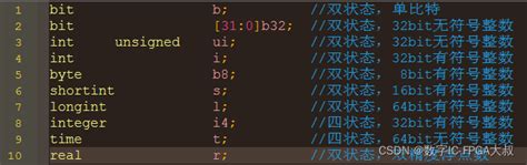 【systemverilog】数据类型（1）logicverilog Logic Csdn博客