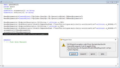 OPC Labs OLE Error Code OPC Labs Online Forums