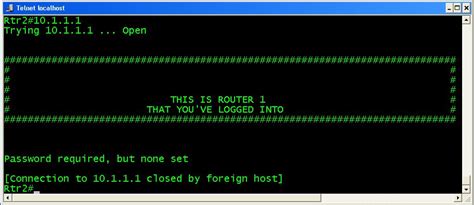Basic Cisco Terminal Access