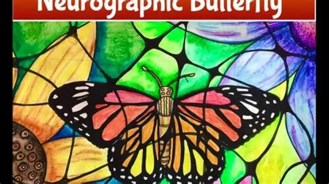 Neurographic Art Project Butterfly Lesson With Video Guide 4th 7th Grade