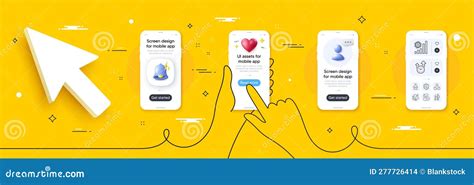 Announcement Line Icons Collection Statement Notice Bulletin Memo Communication Disclosure