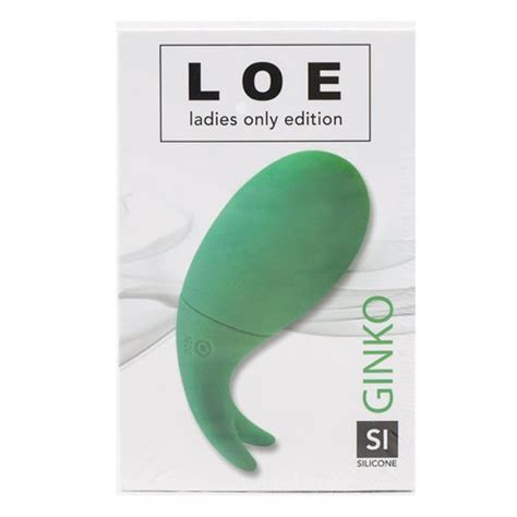 Loe Ginko Double Ended Clit And G Spot Vibrator Mint Green Sex Toys Adult Novelties