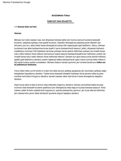 Lecturenote Hs Ii Ch 1 Dam Outlet Works 1 Pdf