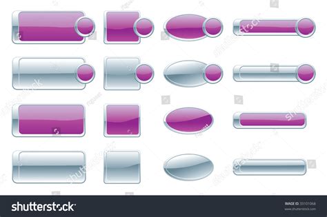 Navigation Buttons Editable Vector Illustrations Stock Vector Royalty Free 33101068 Shutterstock