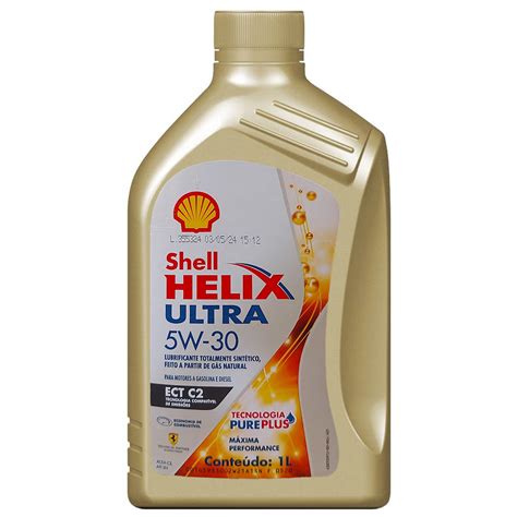 Óleo De Motor Shell Helix Ultra 5w30 Ect C2 100 Sintético Cada 10 000