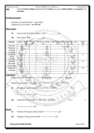 Physics Practical Manual Xi Bc Kz PDF