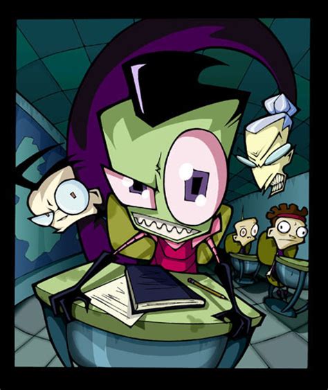 Zim In Classroom With Teacher And Dib Invader Zim Photo 12896909