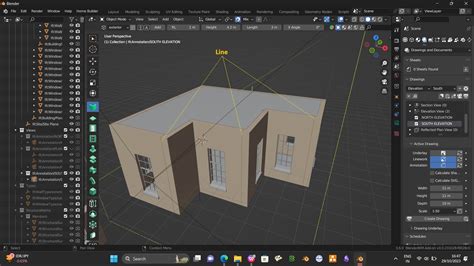 Blenderbim Joining Wall Faces In Elevations — Osarch