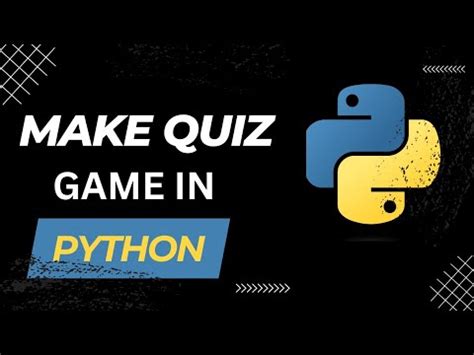 Quiz Game Python Project Easy Python Projects Ideas Python Project Python