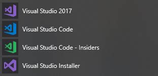 Use The Same Start Menu Folder For Stable And Insiders Issue Microsoft Vscode GitHub