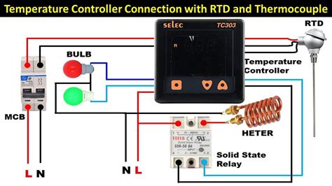 Temperature Controller With Sensor Wiring Diagram Stc Temper