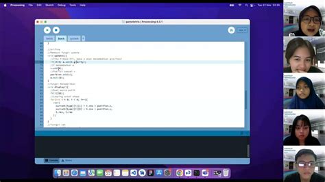 Membuat Game Tetris Sederhana Dengan Aplikasi Processing Kelompok 2 Grafkom F Youtube