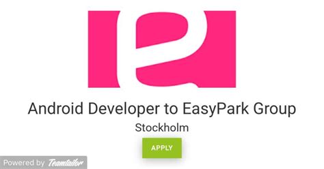 technogarden sverige on linkedin android developer to easypark group