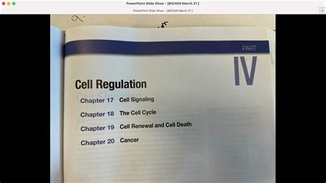 Tues March 21st Bio409 509 Cell And Molecular Biology David