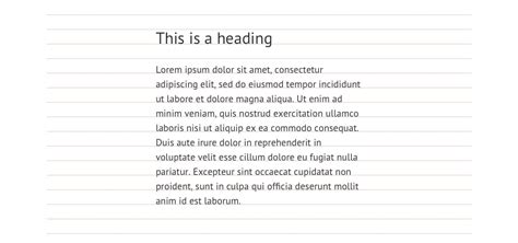 How To Easily Create A Responsive Vertical Rhythm With Css