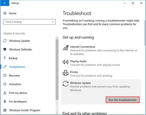 The Troubles Screen In Windows And With The Troubles Button Highlighted Click Here