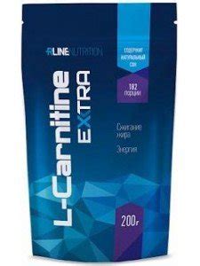 Л-карнитин L-Carnitine EXTRA пакет R-line 200гр купить в СПб