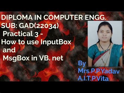 How To Use InputBox And MsgBox In VB Net YouTube