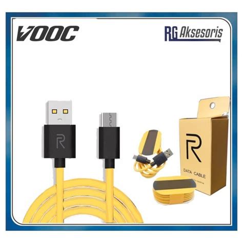 Jual Kabel Data Realme Original Support Fast Charging Super Vooc Micro Shopee Indonesia